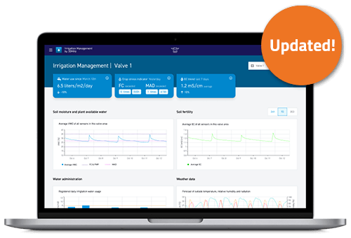 Monitor EC: New Irrigation Management App feature - 30MHz